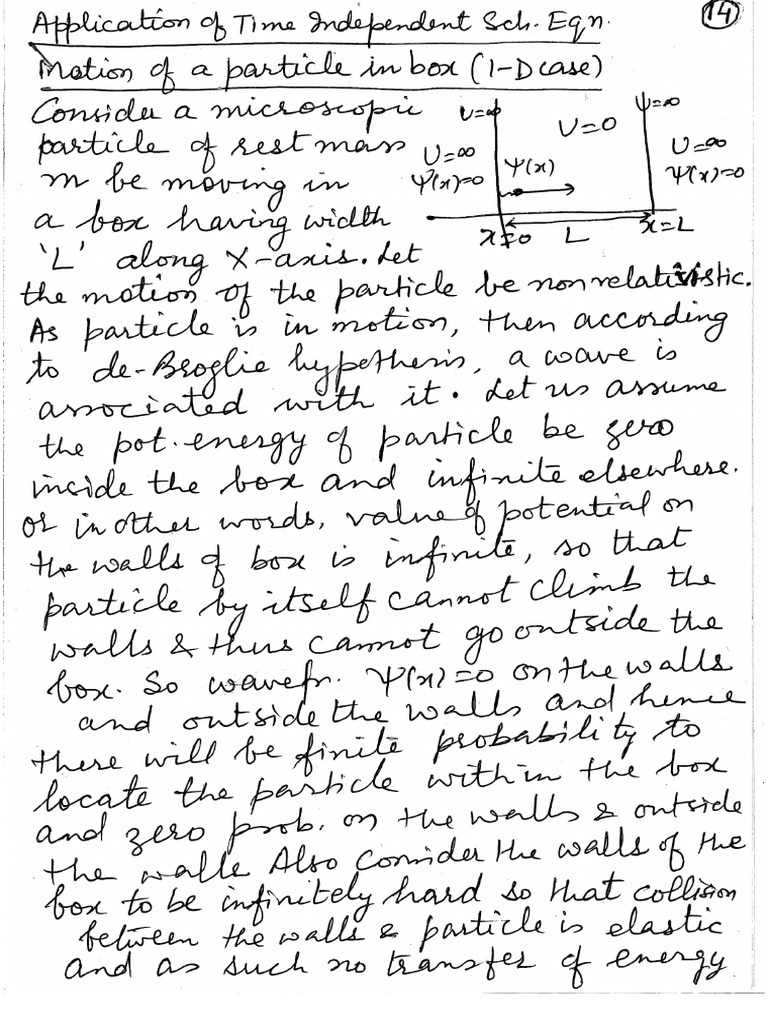 2 Particle in A Box | PDF