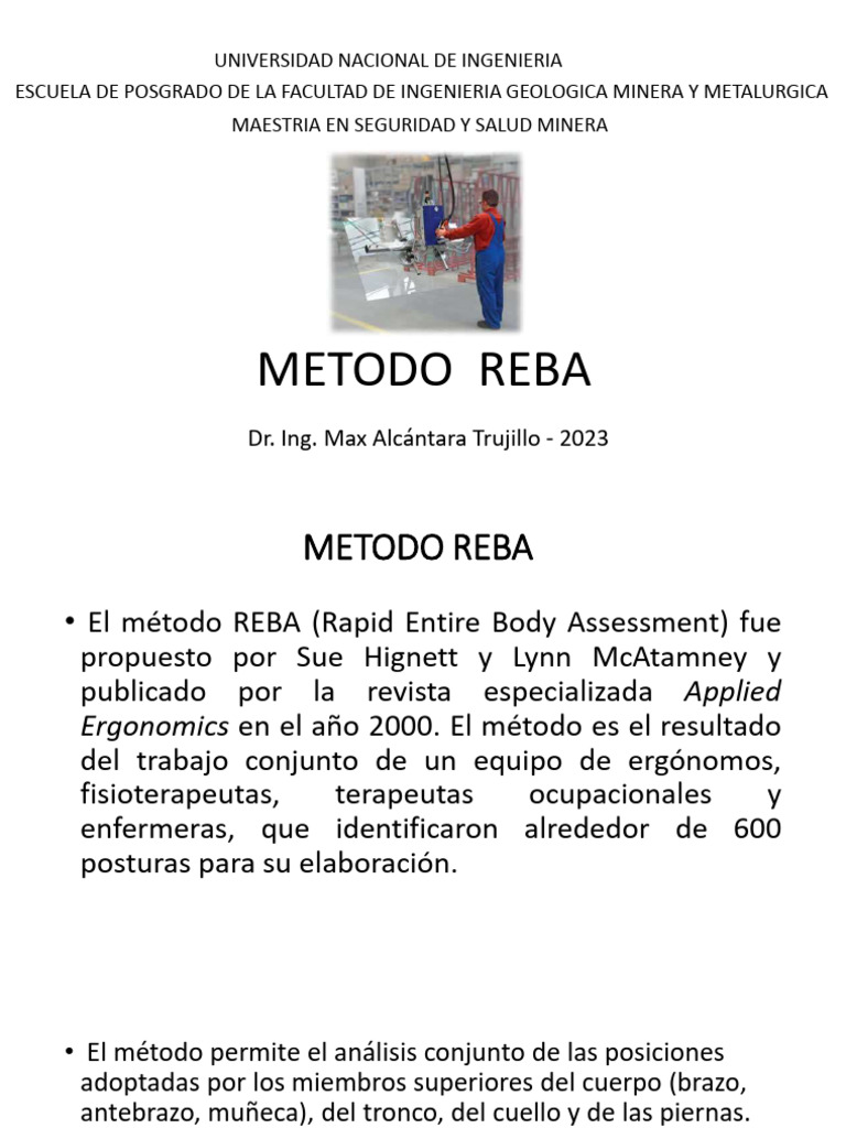 Ergonomia - Metodo Reba | PDF