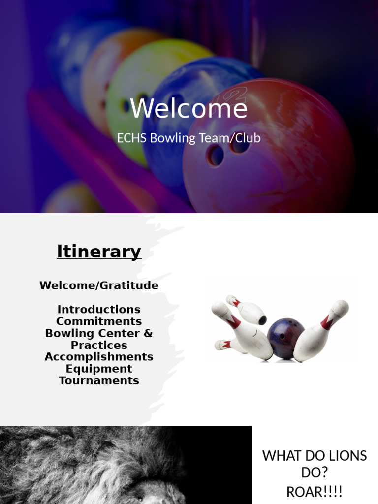 Bowling Meeting | PDF
