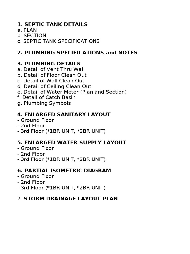 Septic Tank Details | PDF