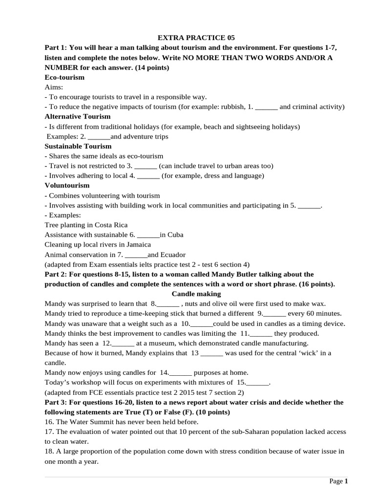 extra05 | PDF | Cost Of Living | Hunting