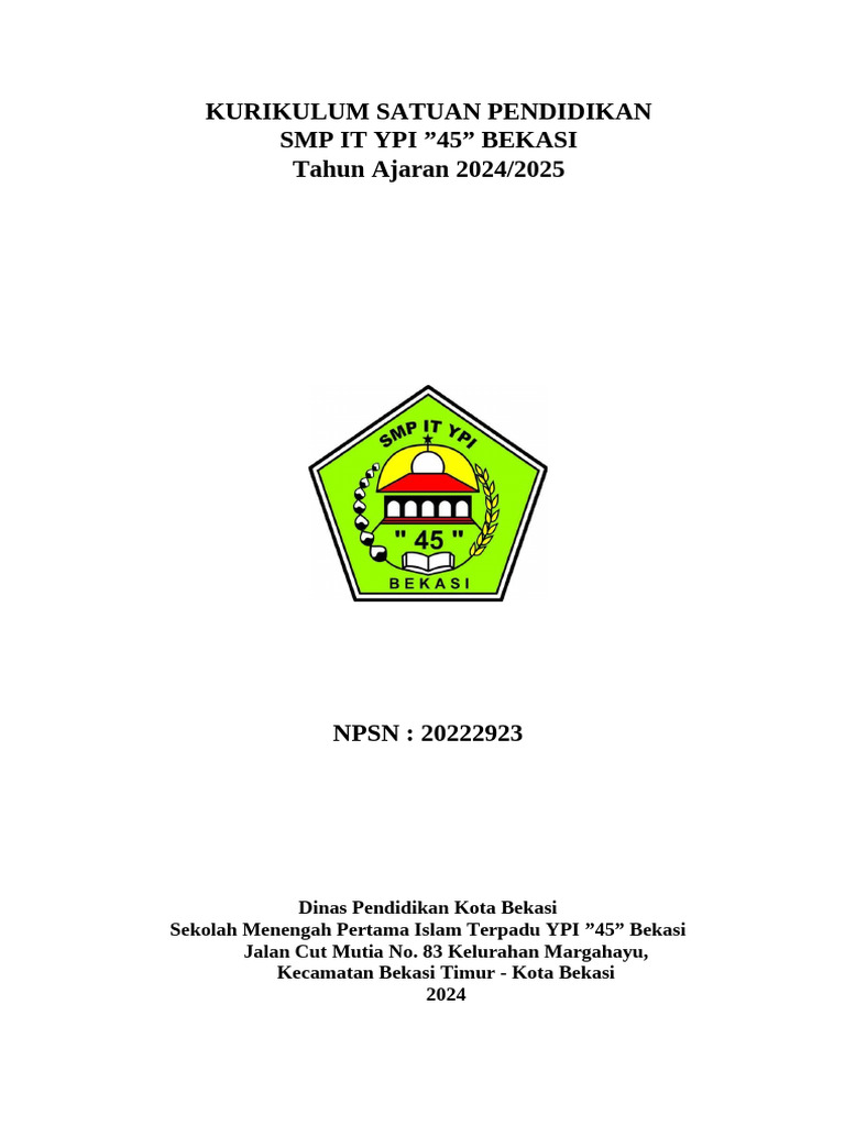 KSP SMP It Ypi 2024-2025 | PDF