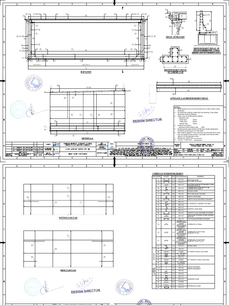 TYPICAL REIN. DETAIL OF VUP (1x20) | PDF | Civil Engineering