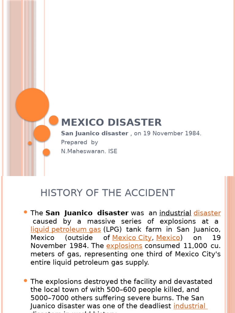 Mexico Disaster Case Study | PDF