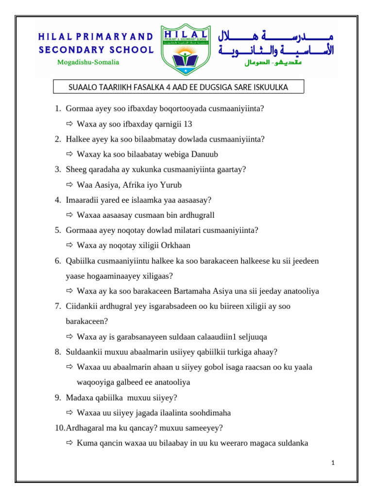 F4 TAARIIKH 1-3 | PDF