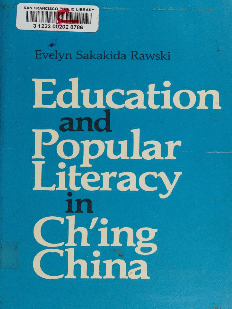 Education and Literacy in Qing China | PDF | China | World Politics