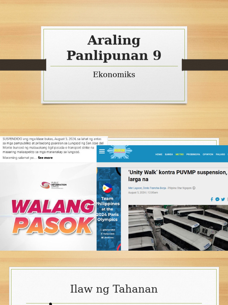 Aralin 1 - AP9 | PDF