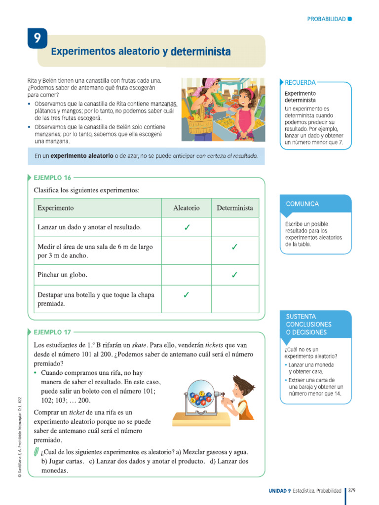 Experimento Aleatorio | PDF