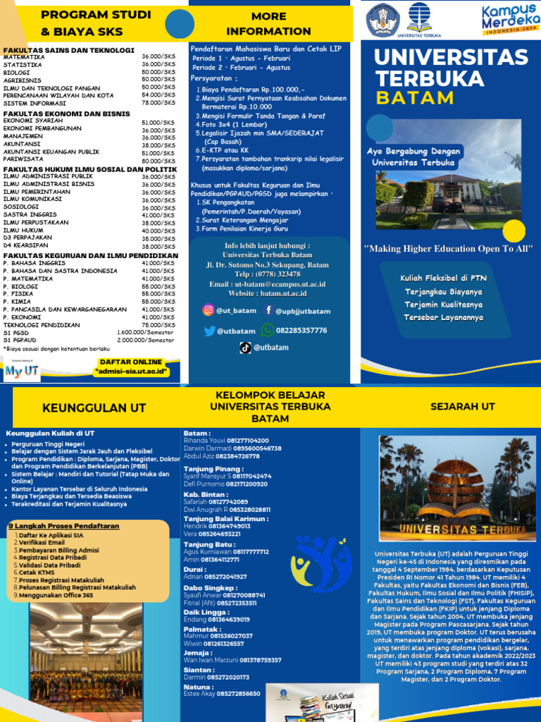 BROSUR S1 UT BATAM | PDF