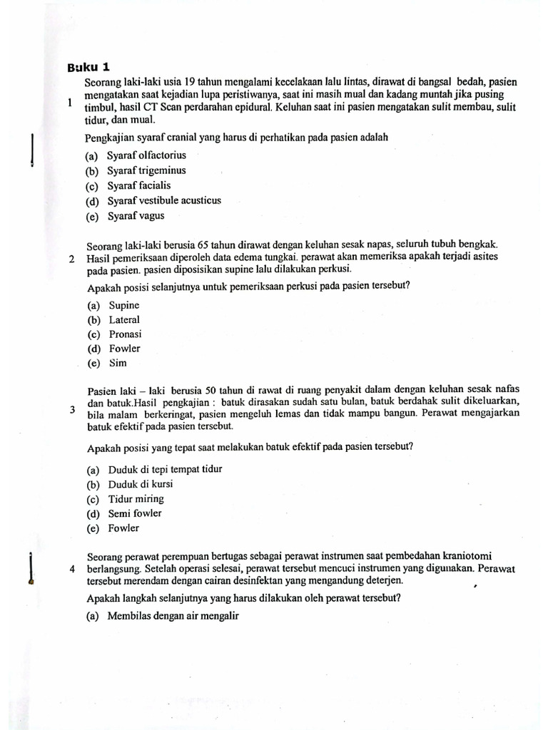 soal latihan ukom | PDF