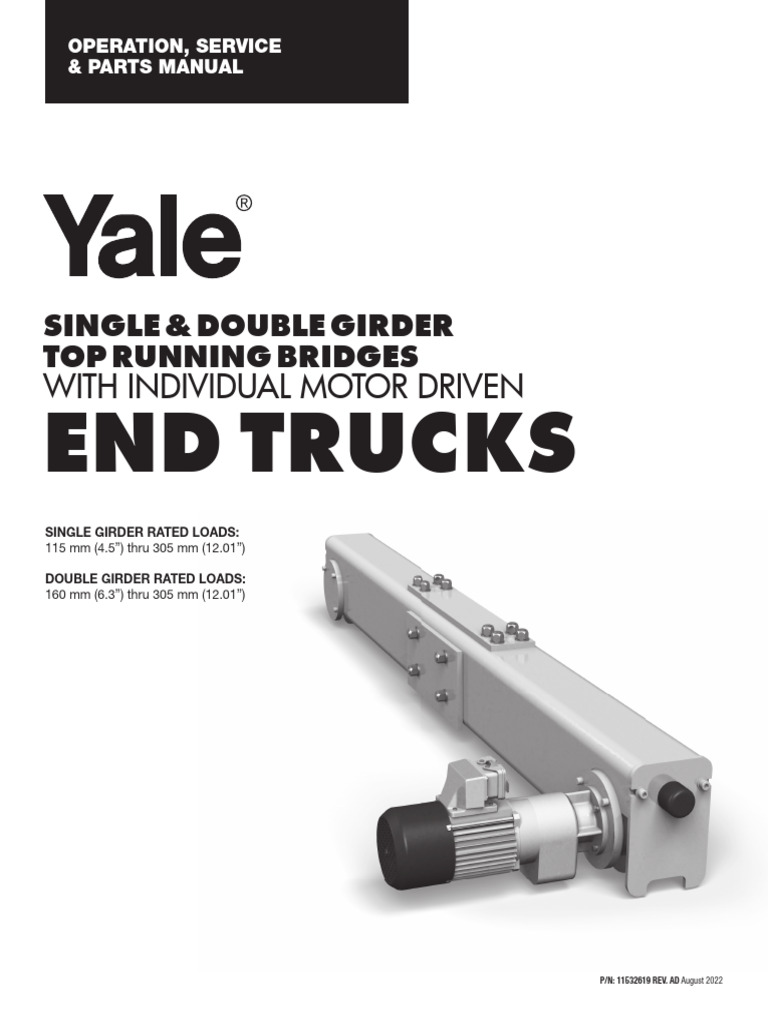 SGL DBL TR Bridges W End Trucks Flush 08-11-22 | PDF | Crane (Machine ...