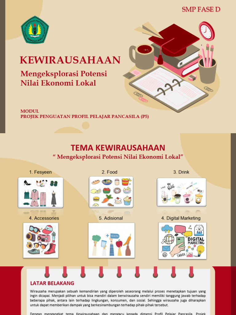 Modul P5 - Kewirausahaan V2 - ESCz | PDF