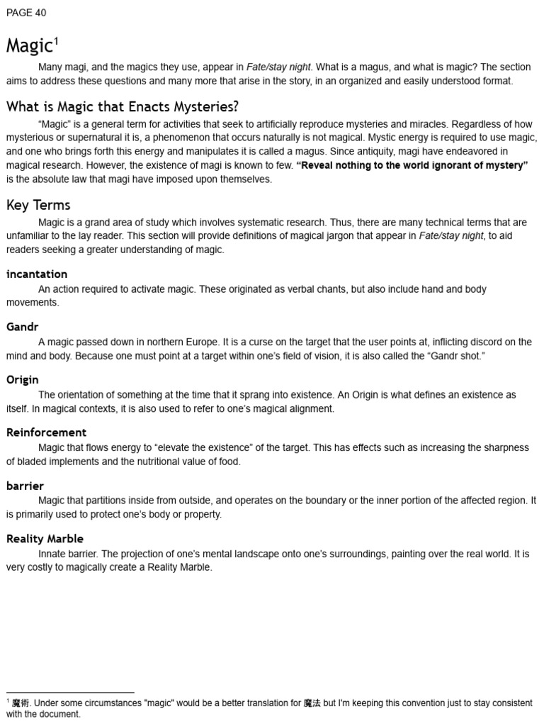 CM3 - Theory of Magic | PDF | Magi | Monsters