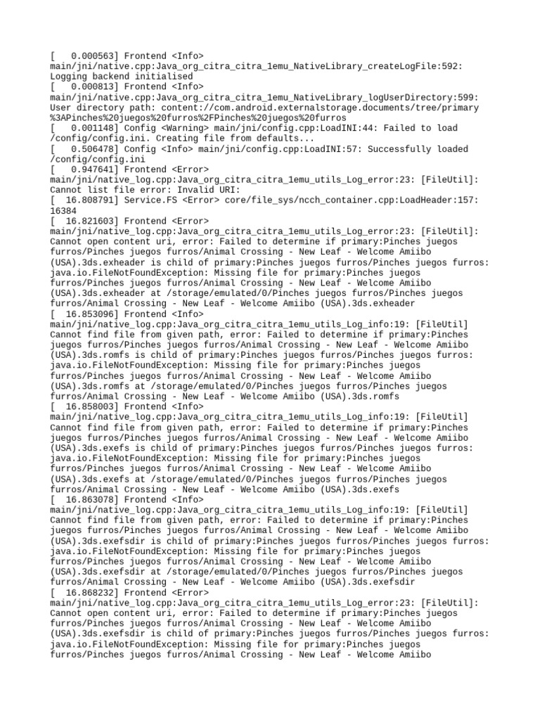 Citra Log.txt.Old | PDF | Software | Computer Architecture