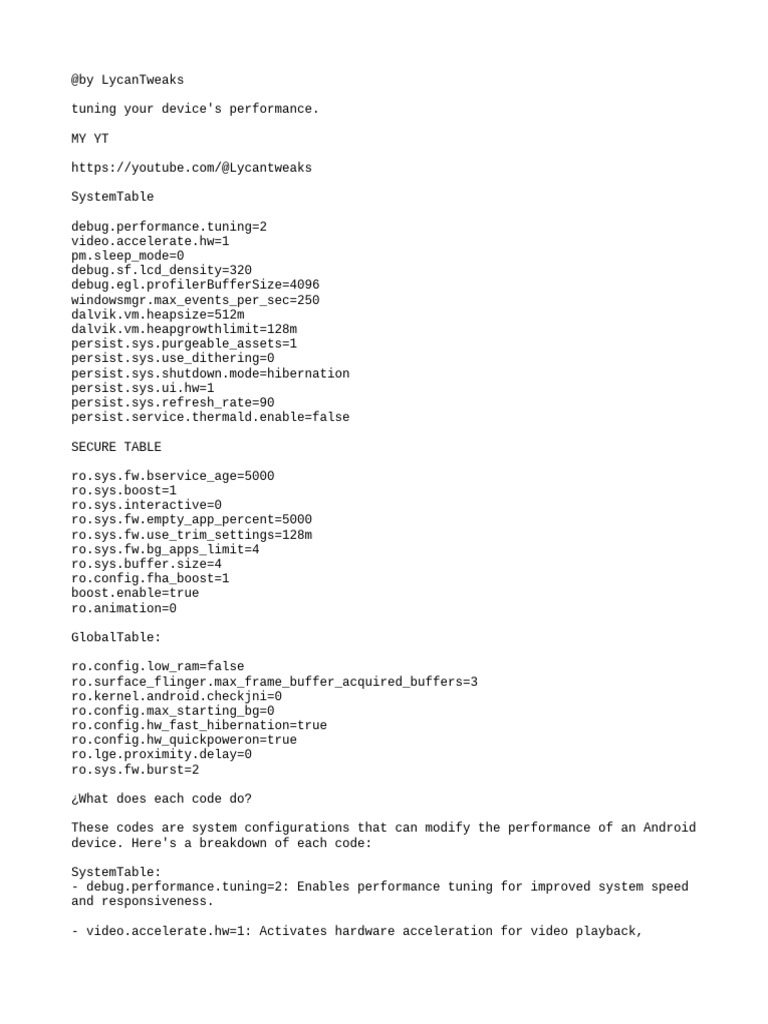 UltraBoostFixLag LycanTweaks | PDF | Computer Science | Computer Hardware