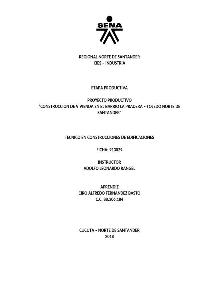 Portada Entrega de Documentacion | PDF