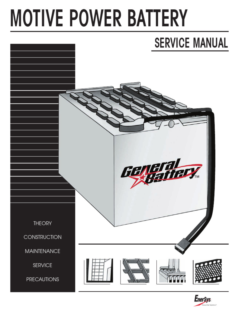 General Battery Manual (10-04) | PDF | Rechargeable Battery | Electricity
