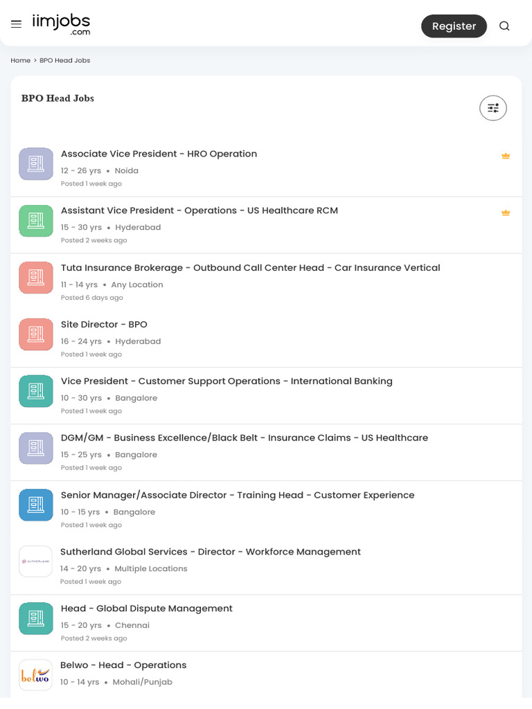 BPO Head Jobs , Job Vacancies | PDF | Business Process Outsourcing ...