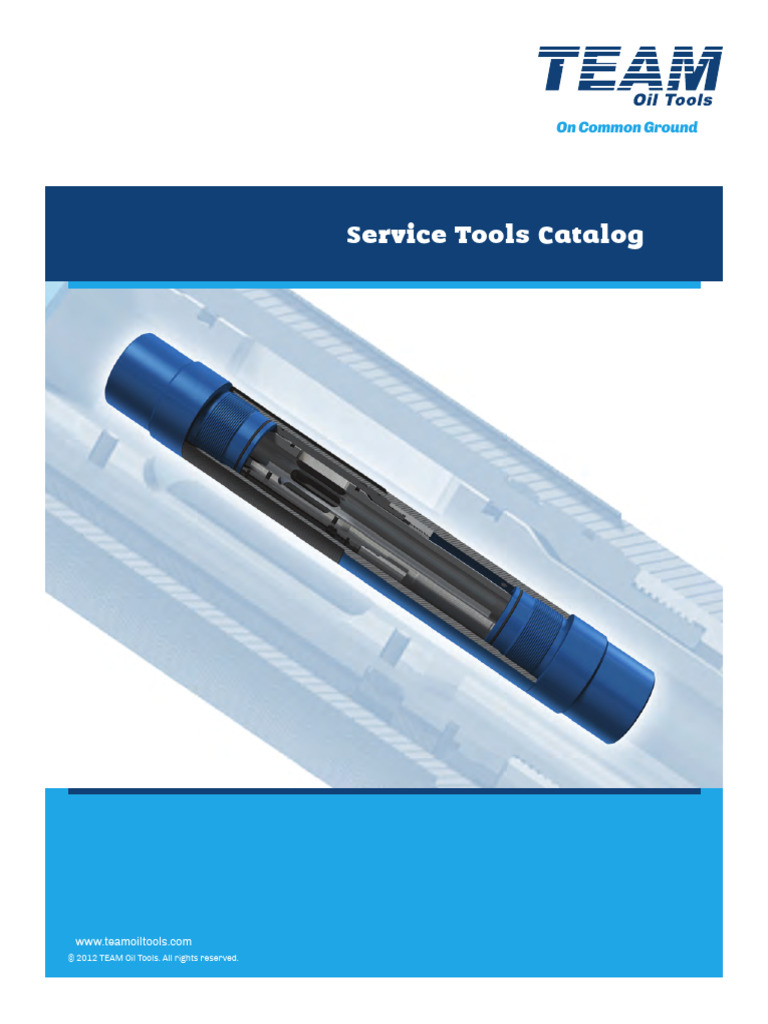 TEAM Oil Tools Service Tools Catalog | PDF | Valve | Mechanical Engineering