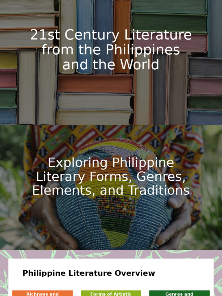 Exploring Philippine Literary Forms | PDF | Poetry | Genre