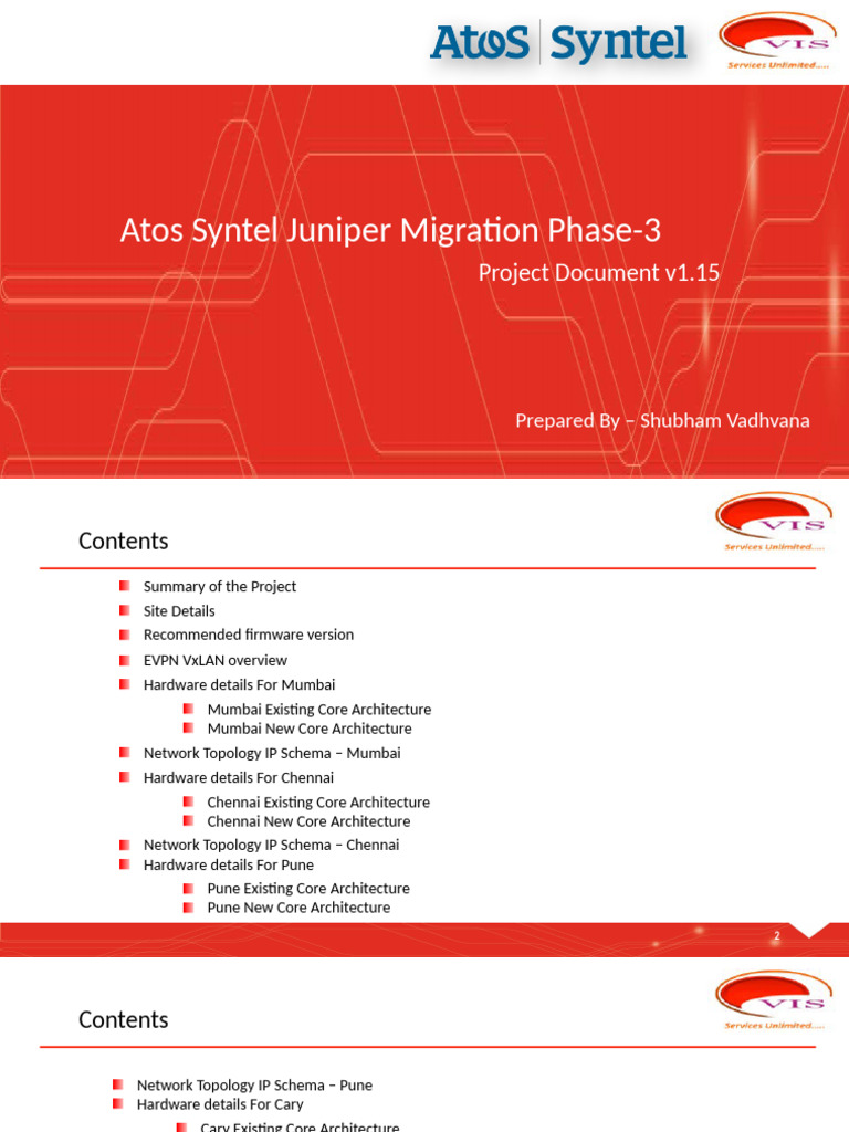 Atos Syntel Juniper Phase-3 Project Document v1.15 | PDF | Computer Network | Virtual Private ...
