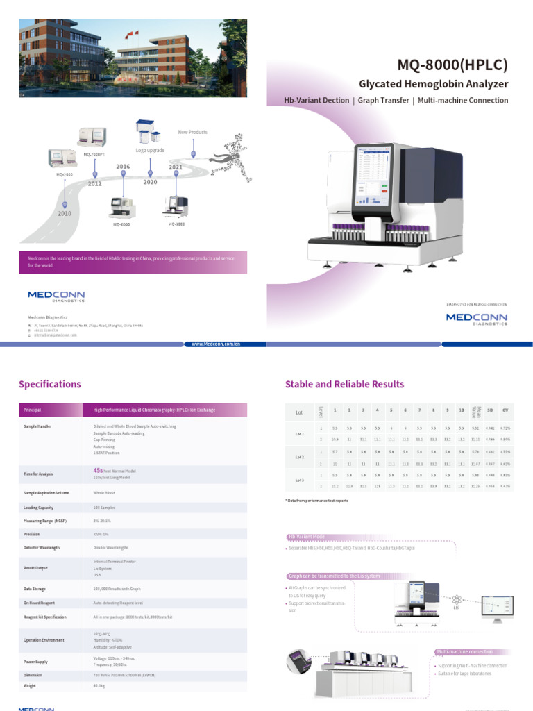 MQ 8000 Brochure | PDF | High Performance Liquid Chromatography ...