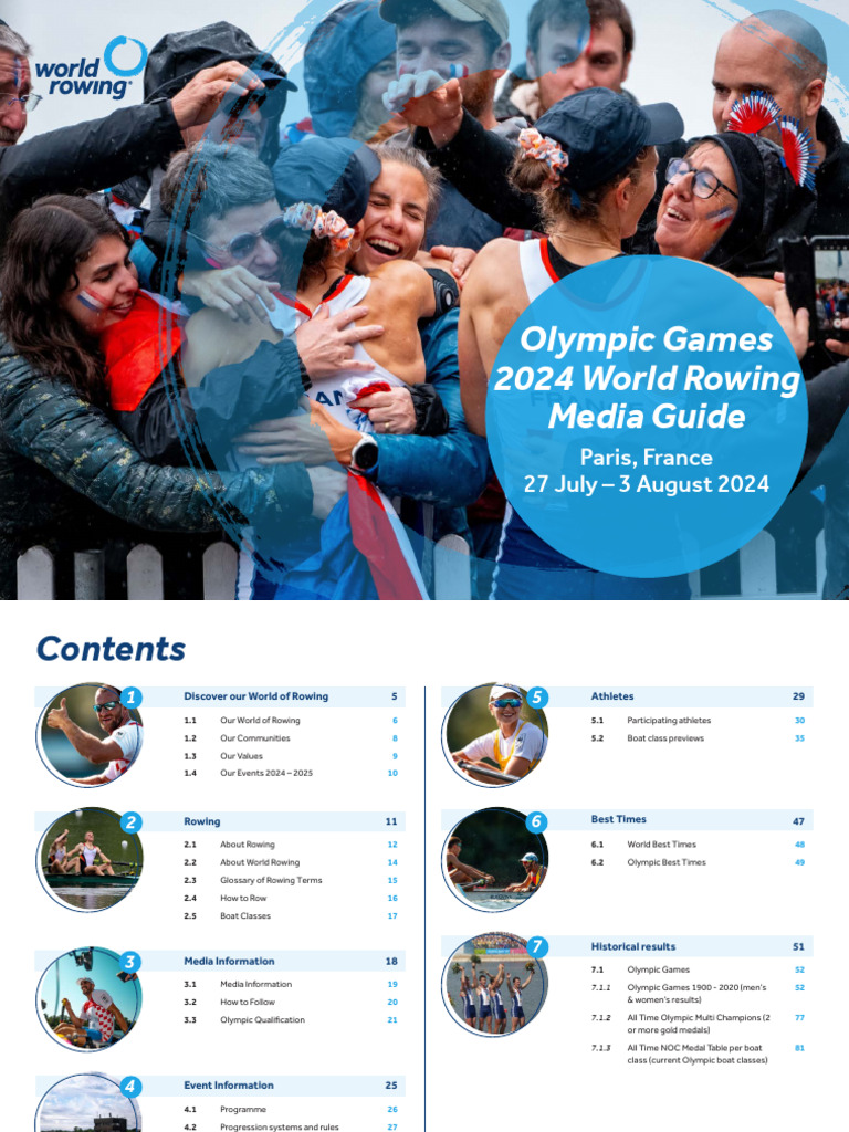 Olympic Rowing Media Guide | PDF | Rowing (Sport) | Rowing