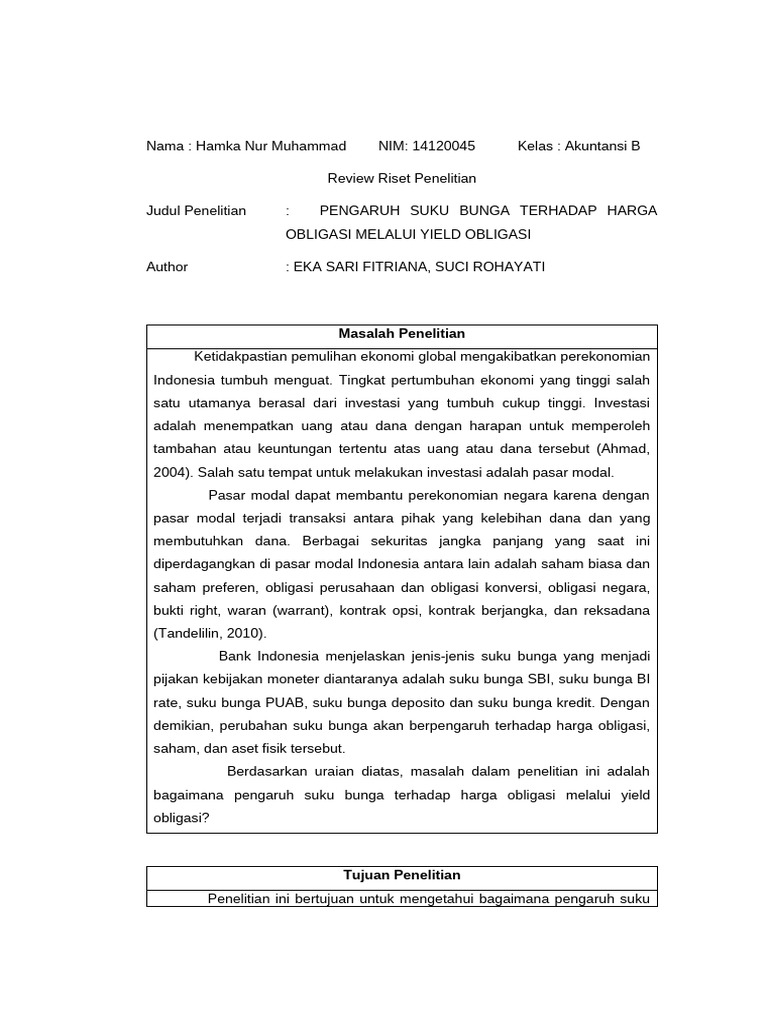 Review Riset Penelitian | PDF