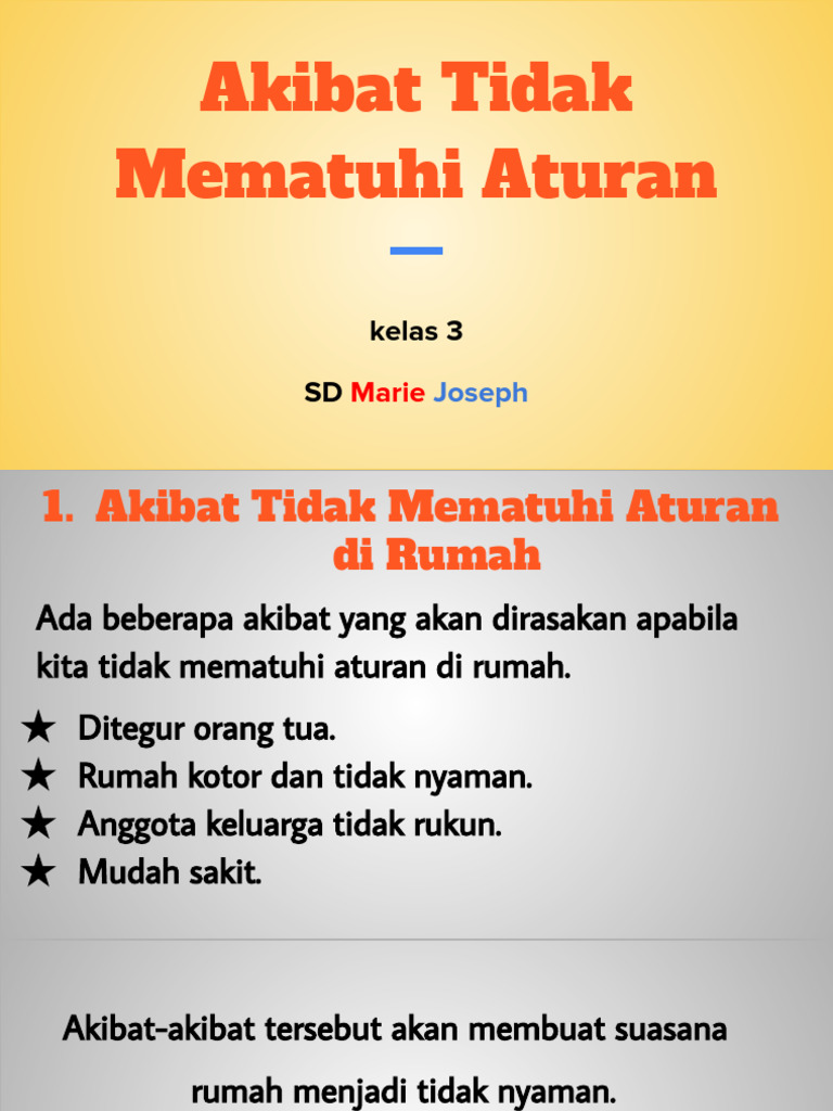 E. Akibat Tidak Mematuhi Aturan-1 | PDF