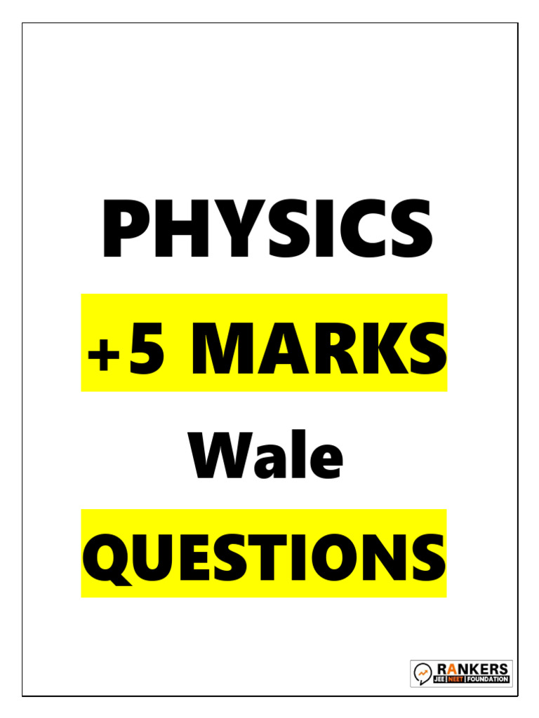 05 Marks Light | PDF