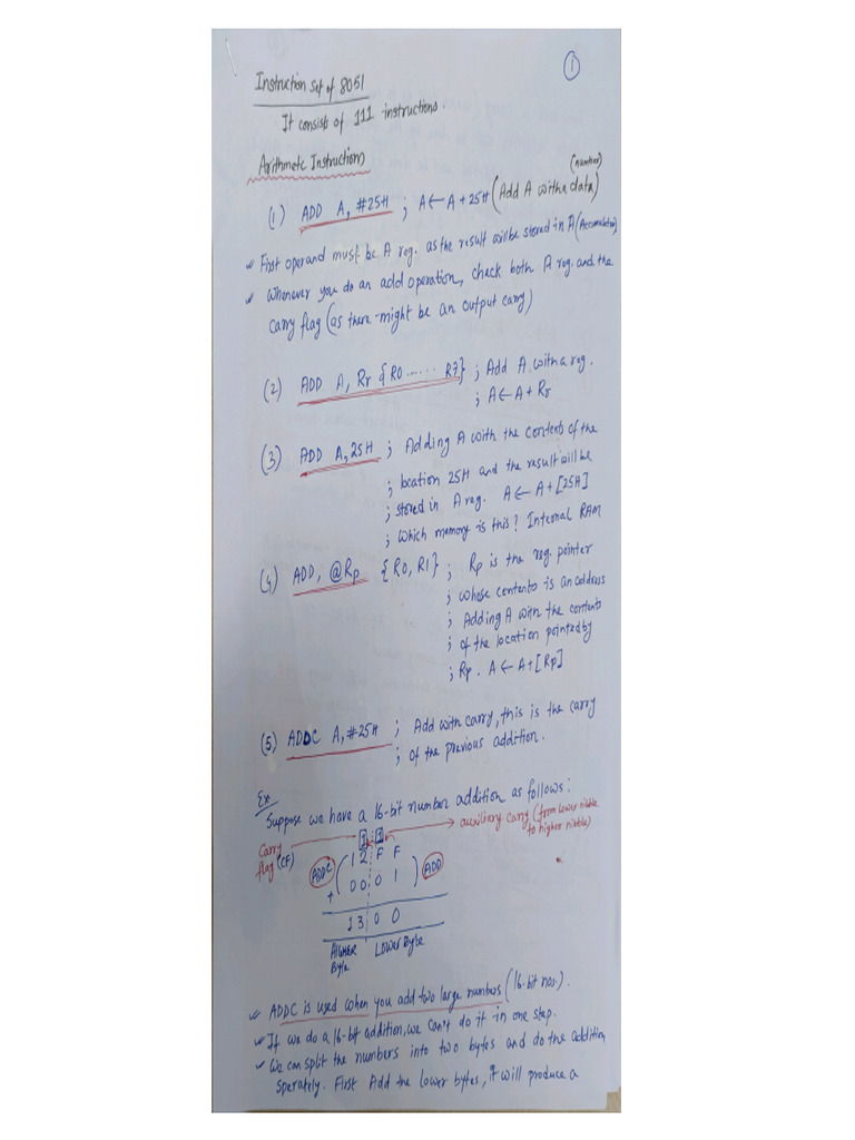 Arithmetic Instructions ES | PDF