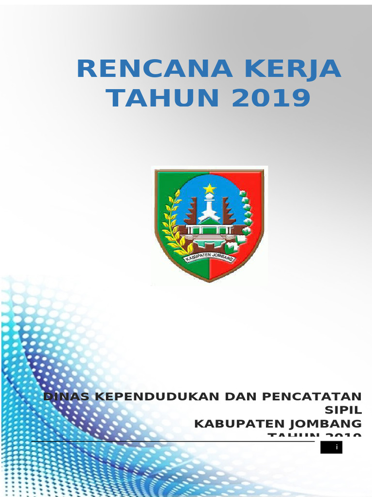RENJA 2019 Contoh Dari Capil | PDF