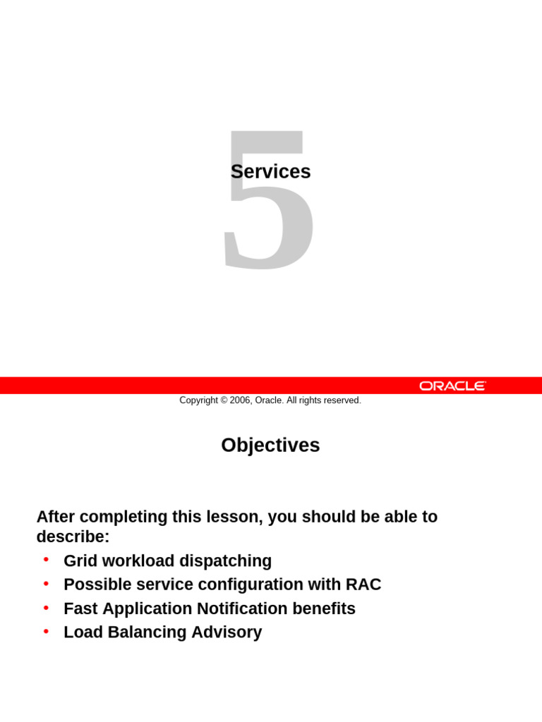 RAC_R2_Sem_05_Serv_JFV2 | PDF | Load Balancing (Computing) | Information Technology