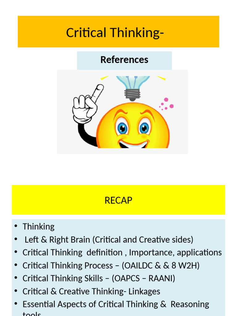 Critical Thinking References | PDF | Argument | Fallacy