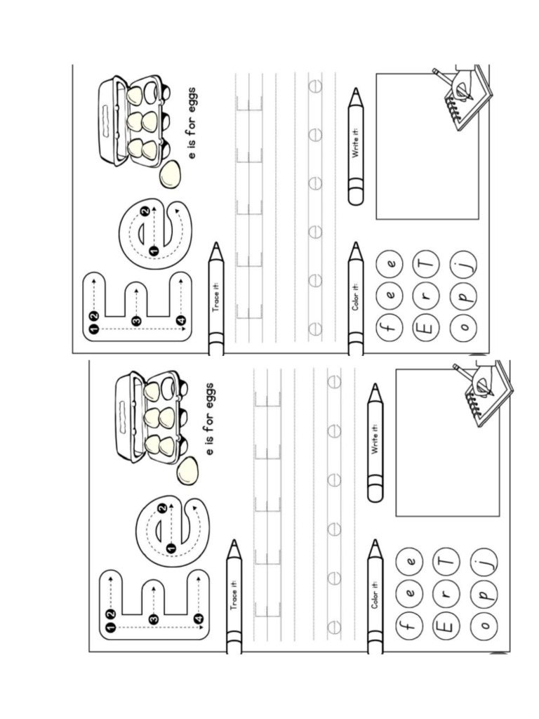 Letter e | PDF