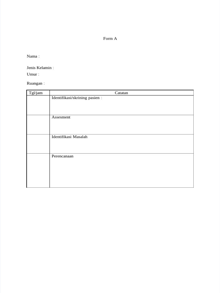 Form A Dan Form B | PDF