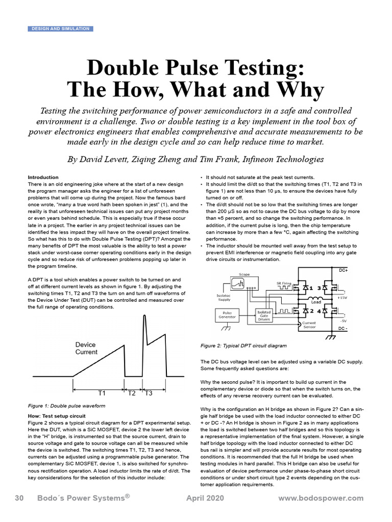 Infineon-Double Pulse Testing-Bodos Power Systems-Article-V01 00-EN ...
