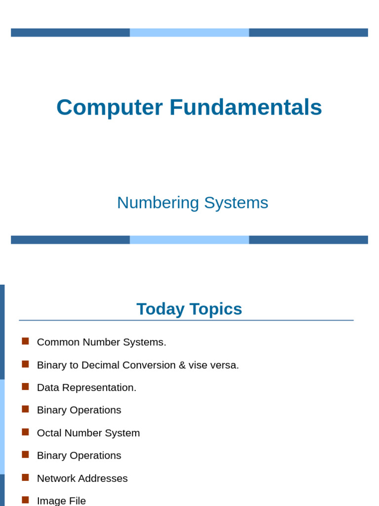 Computer Fundamentals - Lecture_5- Numbring System | PDF | Mathematics ... Computer Fundamentals - Lecture_5- Numbring System | PDF | Mathematics ...