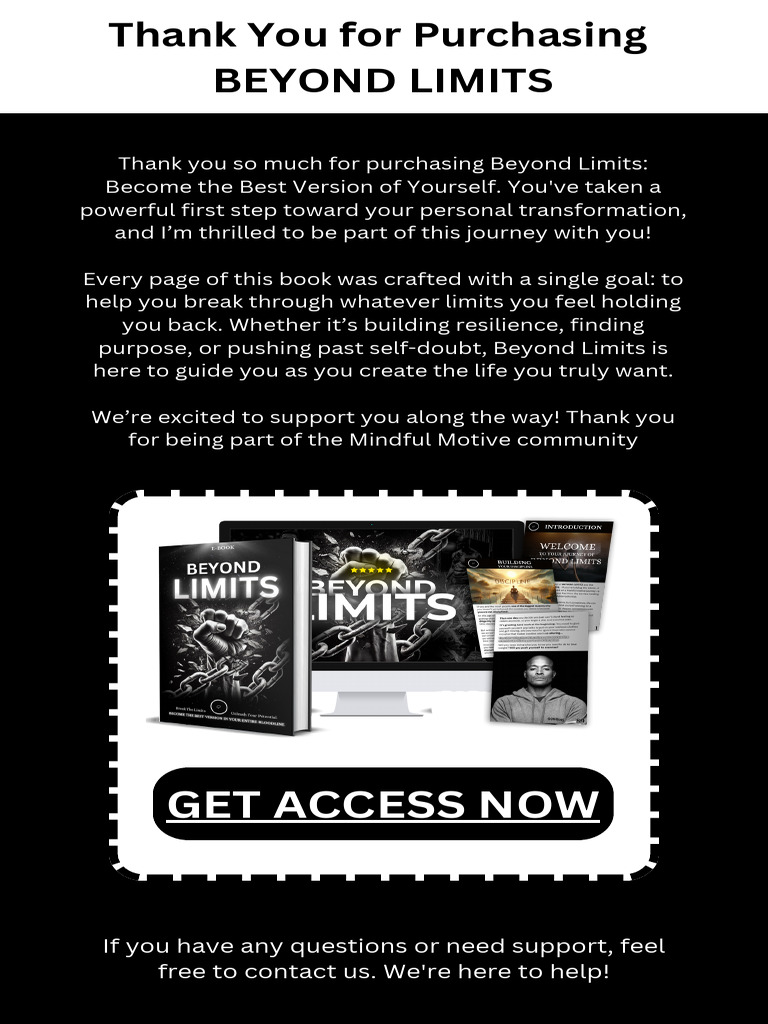 Get Access To Beyond Limits by Mindful Motive | PDF