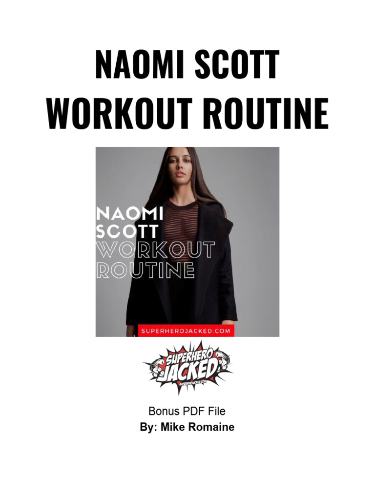 Naomi Scott Workout PDF | PDF | Kettlebell | Physical Exercise