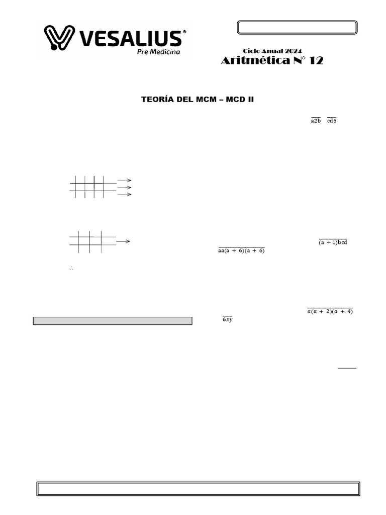 Problemas de MCD y MCM con Algoritmo de Euclides | PDF | Algoritmos y ...