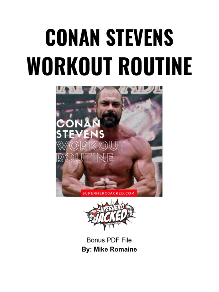 Conan Stevens Workout PDF | PDF | Weight | Physical Fitness
