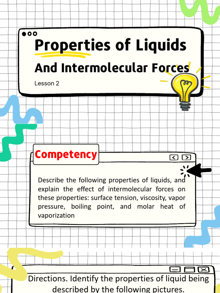 Lesson-2 IMF | PDF | Evaporation | Liquids