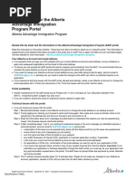 Alberta Opportunity Stream Checklist 2022 | PDF | Employment | Credential