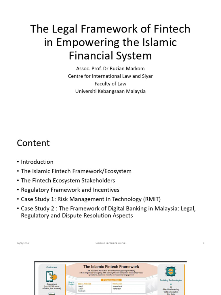 The Legal Framework of Fintech in Empowering The | PDF | Banks | Risk