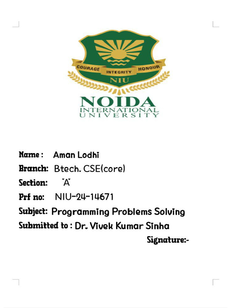 PPS Assignment 3 | PDF