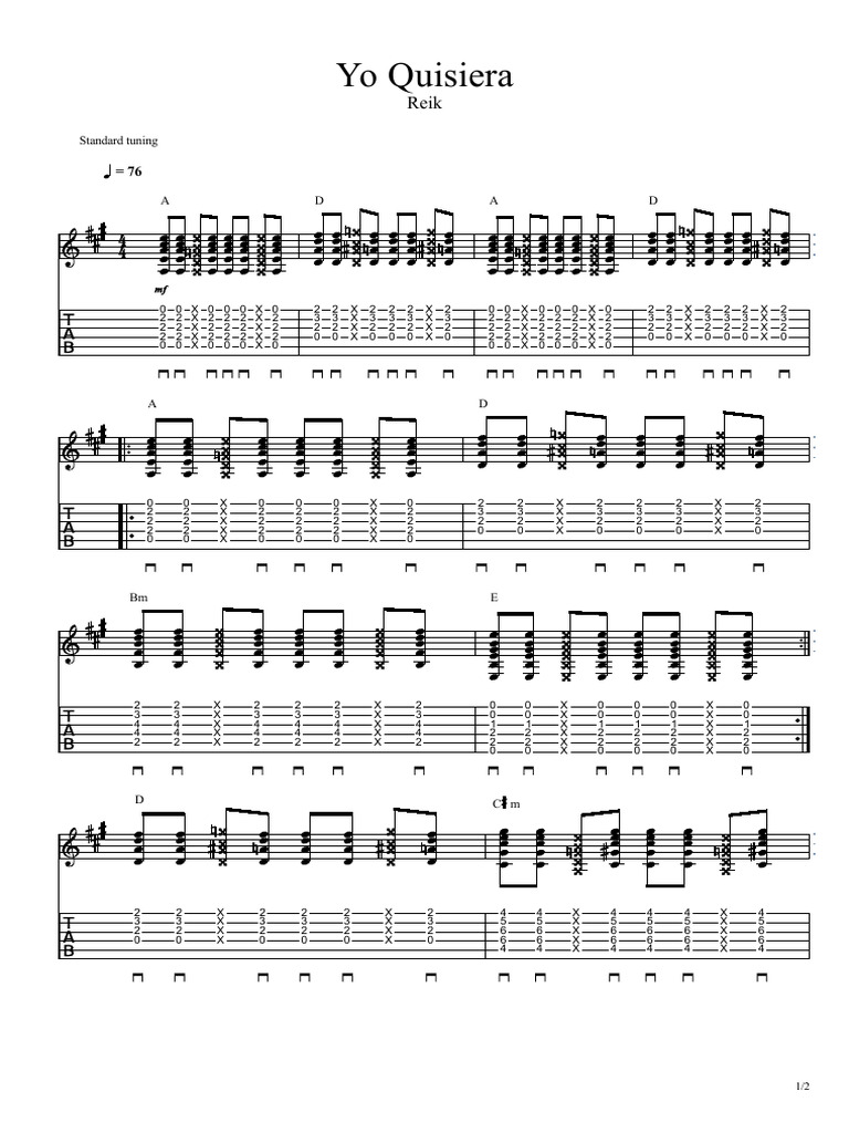 Yo Quisiera - Reik | PDF