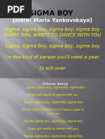 Сигма Бой (Sigma Boy) (Romanized) - Betsy & Мария Янковская (Maria ...