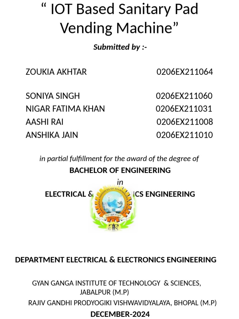 Major Project Report | PDF | Vending Machine | Qr Code