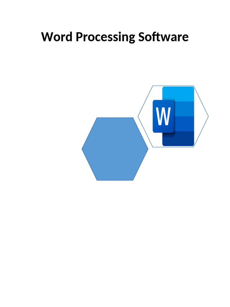 Word Processing Software | PDF
